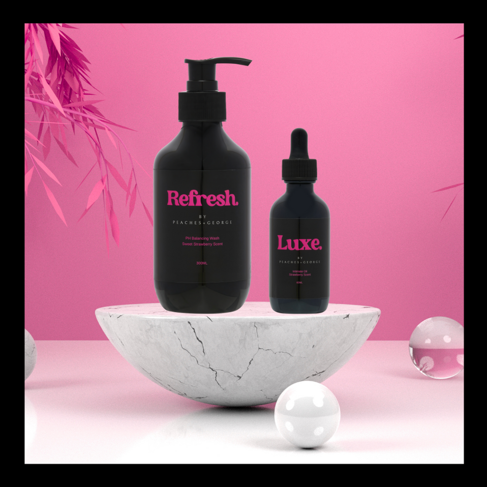 Strawberry REFRESH + LUXE Bundle – PEACHES + GEORGE